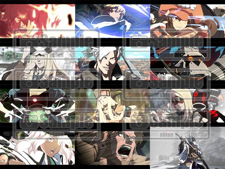 GUILTY GEAR -STRIVE- Ultimate Edition Famitsu DX Pack 3D Crystal Set ...