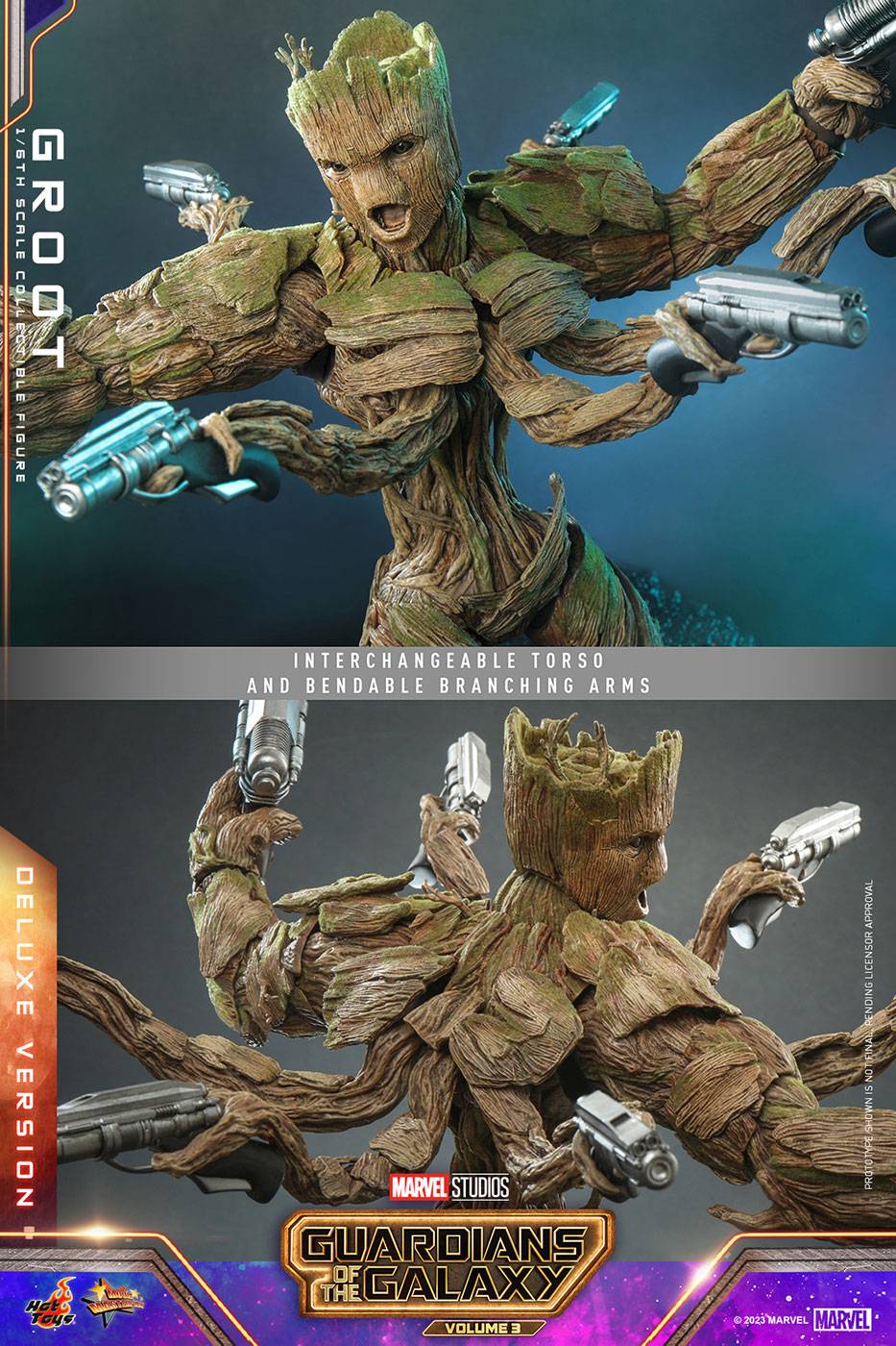 Movie Masterpiece: Guardians of the Galaxy Vol.3 - Groot 1/6 (Deluxe ...