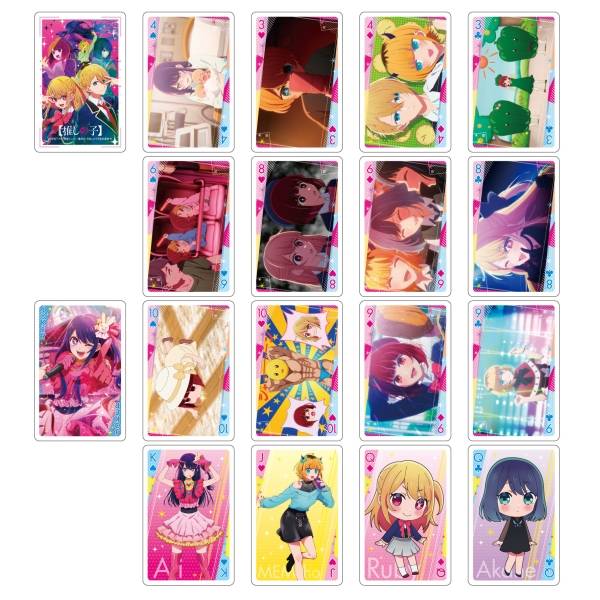 Oshi no Ko - Playing Cards | Nin-Nin-Game.com