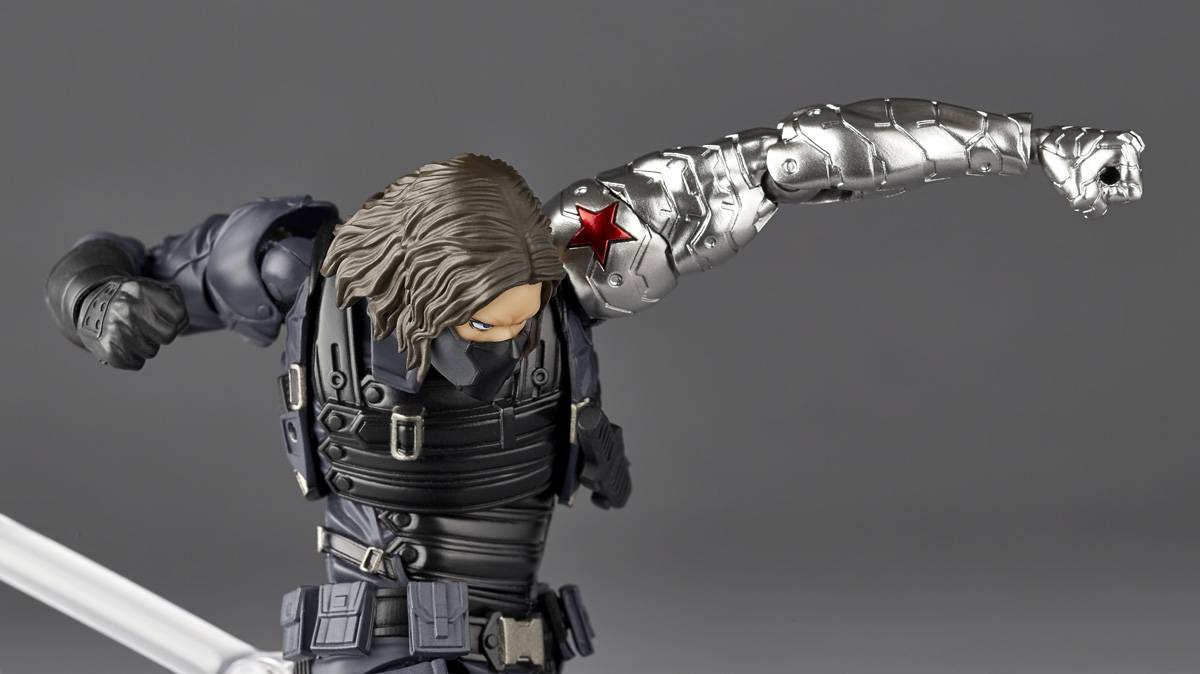 Amazing Yamaguchi/ Revoltech: Captain America - Winter Soldier (Bucky ...