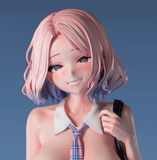 Nikkan Shoujo: Going to School with No Clothes - Kato-san 1/6 [Insight] - Nin-Nin-Game.com