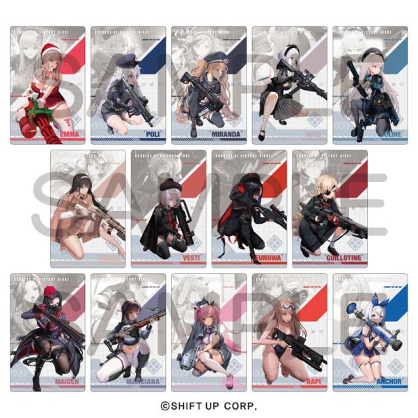 Nikke Goddess of Victory: Gun Girl Metal Card Collection Vol.2 - 10pack box [Algernon Product ...
