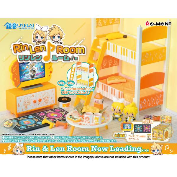 Vocaloid: Hatsune Miku - Rin Len Room - 1Box (6pcs) Candy Toys [Re-Ment ...
