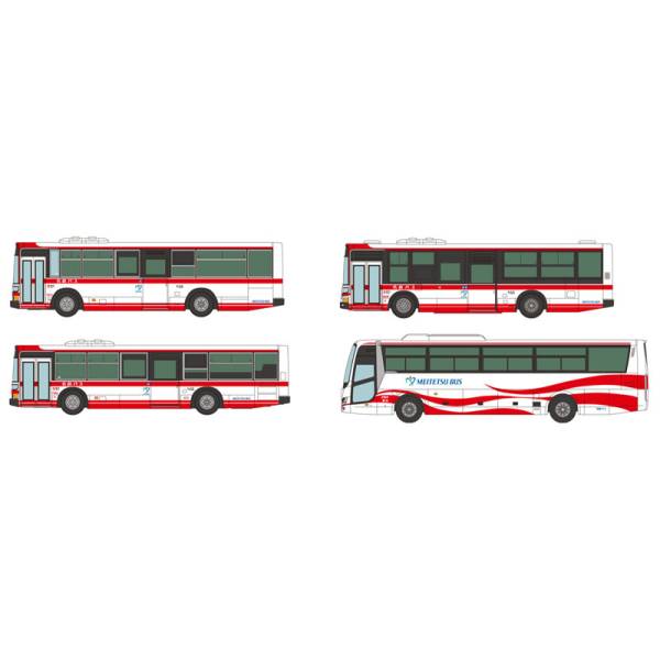 The Bus Collection: Meitetsu Bus Special 12Pack BOX [Tomytec] - Nin-Nin ...