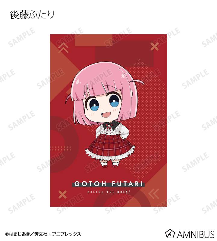 Bocchi the Rock!: Trading Chibi Character Postcard - Red Dress Ver. (11 ...