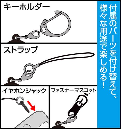 Jujutsu Kaisen: Pinch Keychain - Panda [COSPA] - Nin-Nin-Game.com