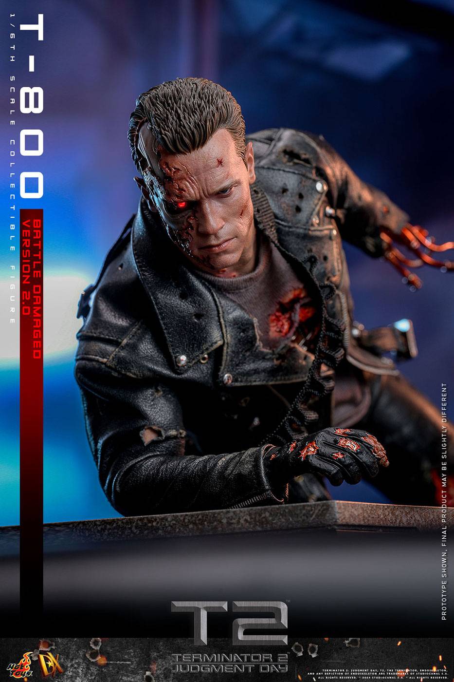 Movie Masterpiece Deluxe: Terminator 2 Judgement Day - Battle-Damaged T ...