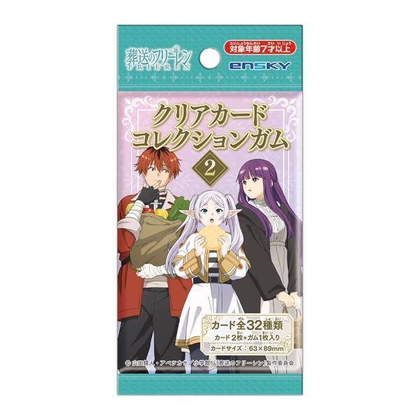Frieren Beyond Journey's End: Clear Card Collection Gum Vol.2 (16 Packs ...