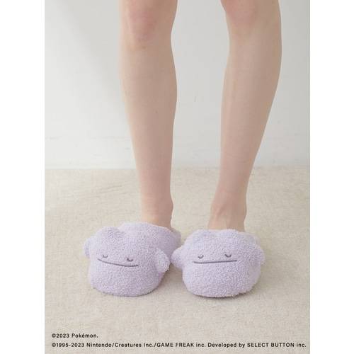 Pokemon: Gelato Pique - Fluffy Baby Ditto Slippers [The Pokemon Company ...