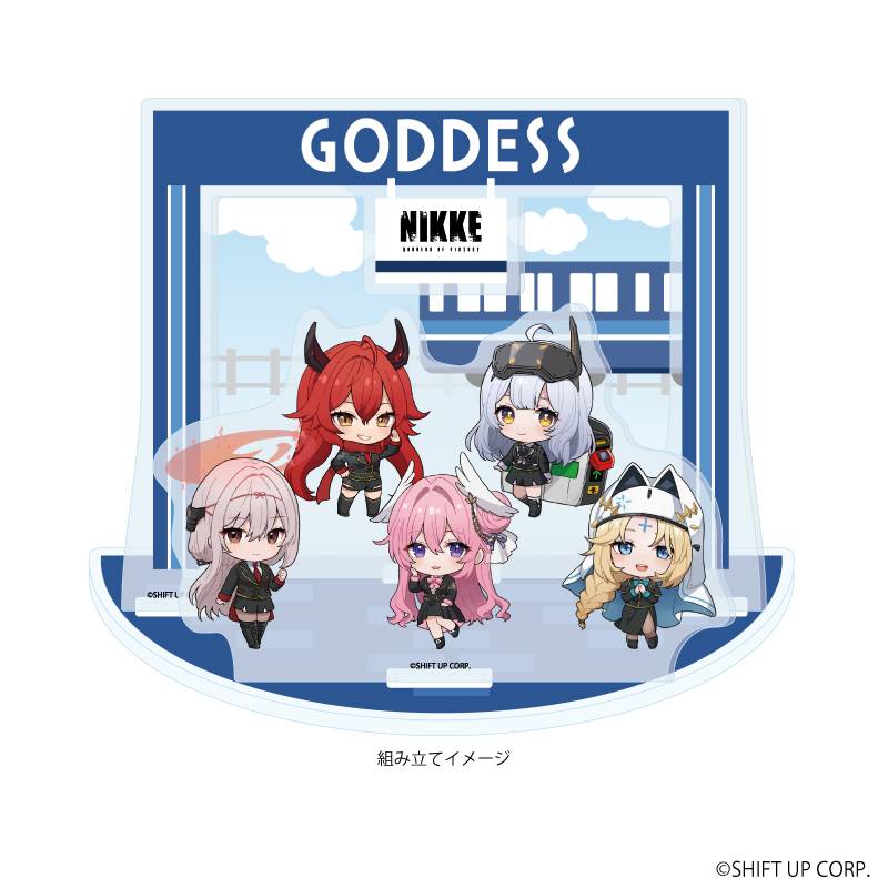 Nikke: Goddess of Victory - Acrylic Diorama - Goddess Squad Station ...
