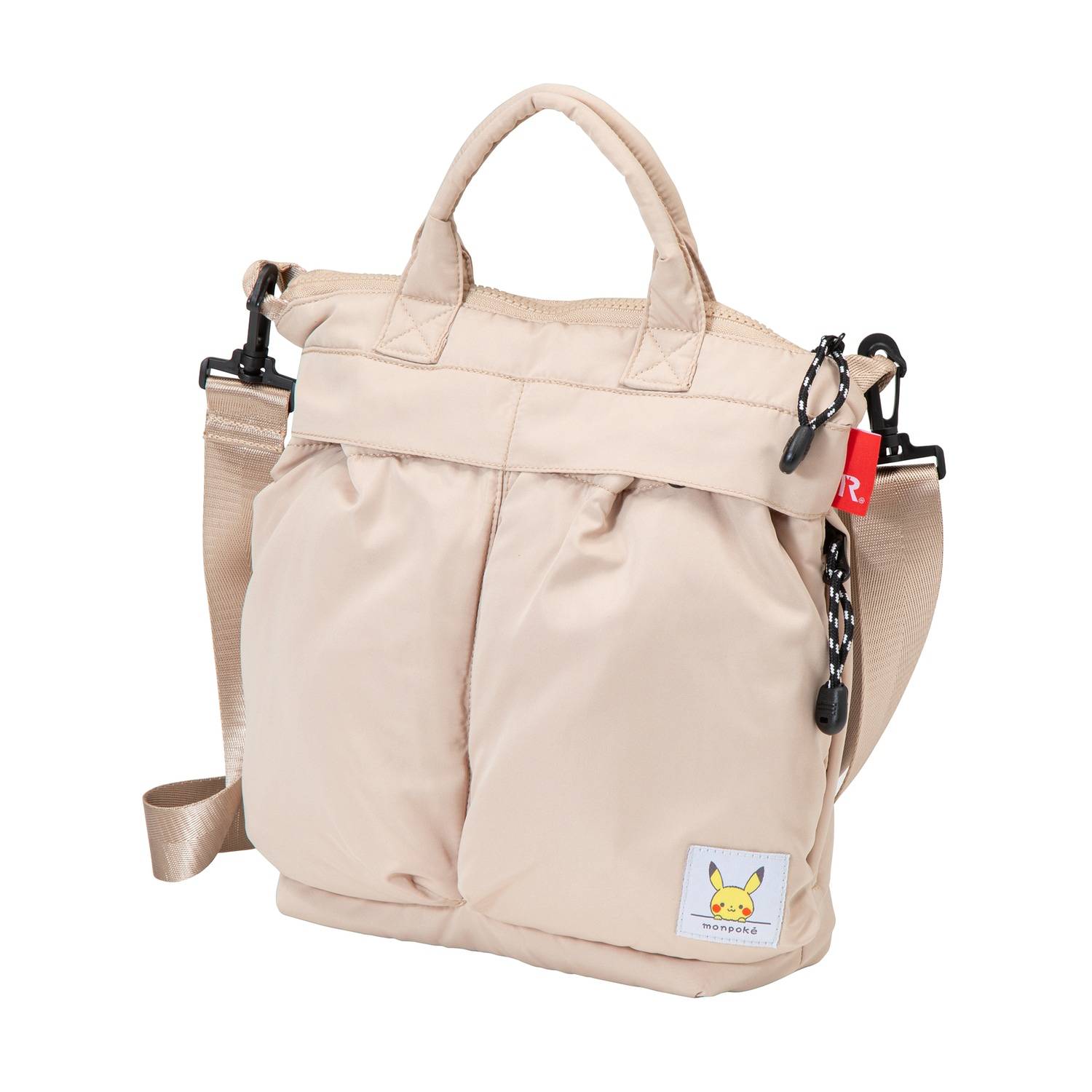 Pokémon: ROOTOTE - Monpoke Square Puff Tote Bag (Beige Ver.) [The Pokémon Company] - Nin-Nin ...