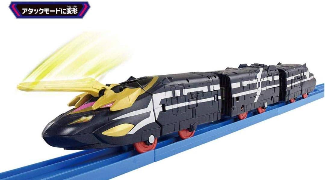 PlaRail: Shinkalion - Shinkansen Transforming Robot - DXS103 Black Shinkalion Ogre [Takara Tomy ...