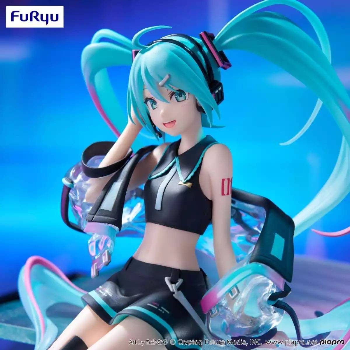 Noodle Stopper Figure: Hatsune Miku (Neon Cyber Ver.) (2nd Hand) [FuRyu ...