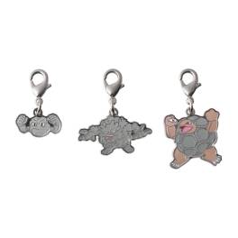 Pokémon: National Pokédex Metal Charm - 074, 075, 076 [The Pokemon ...