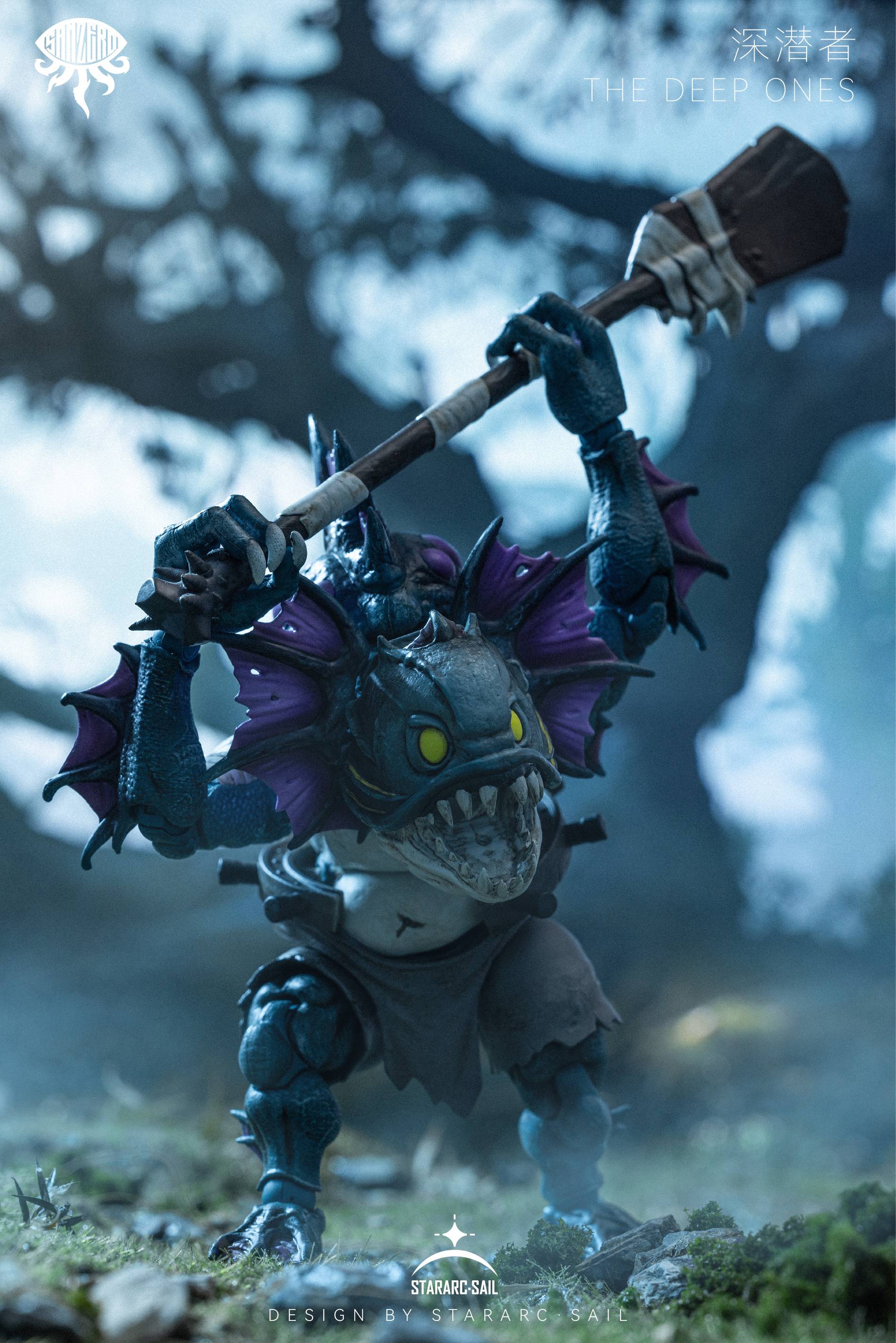 1/12 SAN ZERO Series: Murloc Fishman - The Deep Ones (Purple Ver ...