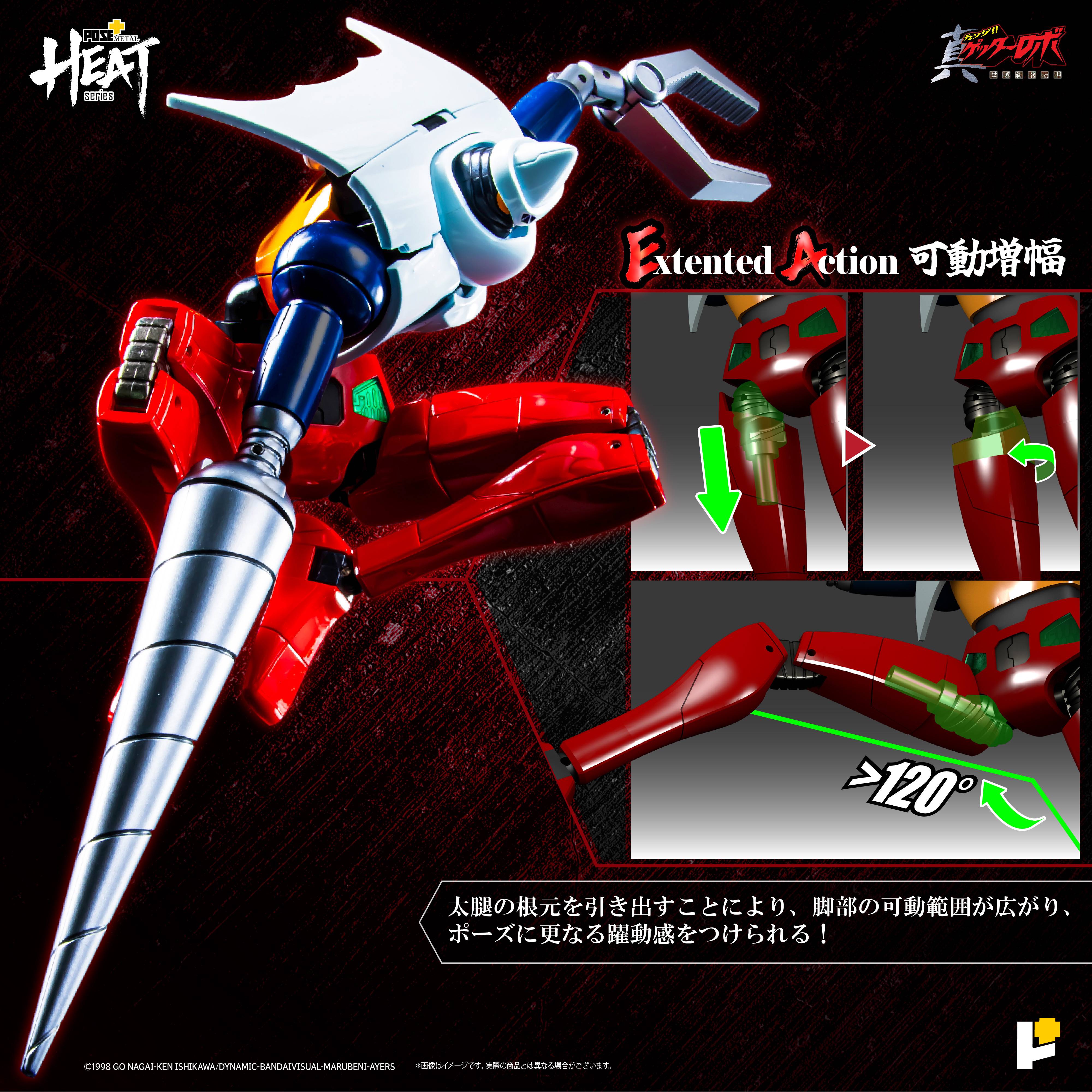 Getter Robo Armageddon: Getter 2 - Pose+ Metal Heat (Reissue) [Art ...