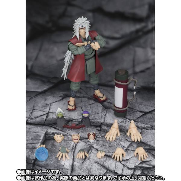 S.H.FIGUARTS: Naruto Shippuden - Jiraiya -The Hero of Konoha, Senjutsu ...