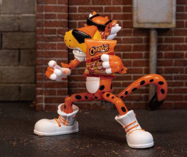 Action Figure: Cheetos - Chester Cheetah (Flamin' Hot) - Glow in the ...