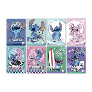 Disney Characters: Stitch Clear Card Gum Collection (16 Packs Box ...