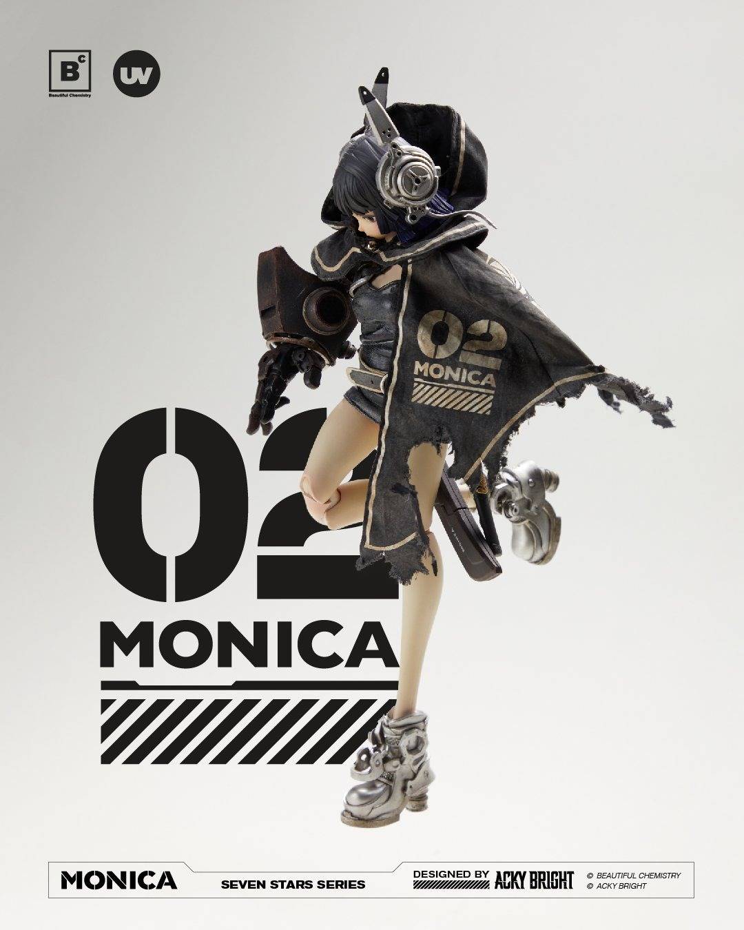 Action Figure: Seven Stars Series No.02 - Monica 1/6 [Beautiful ...