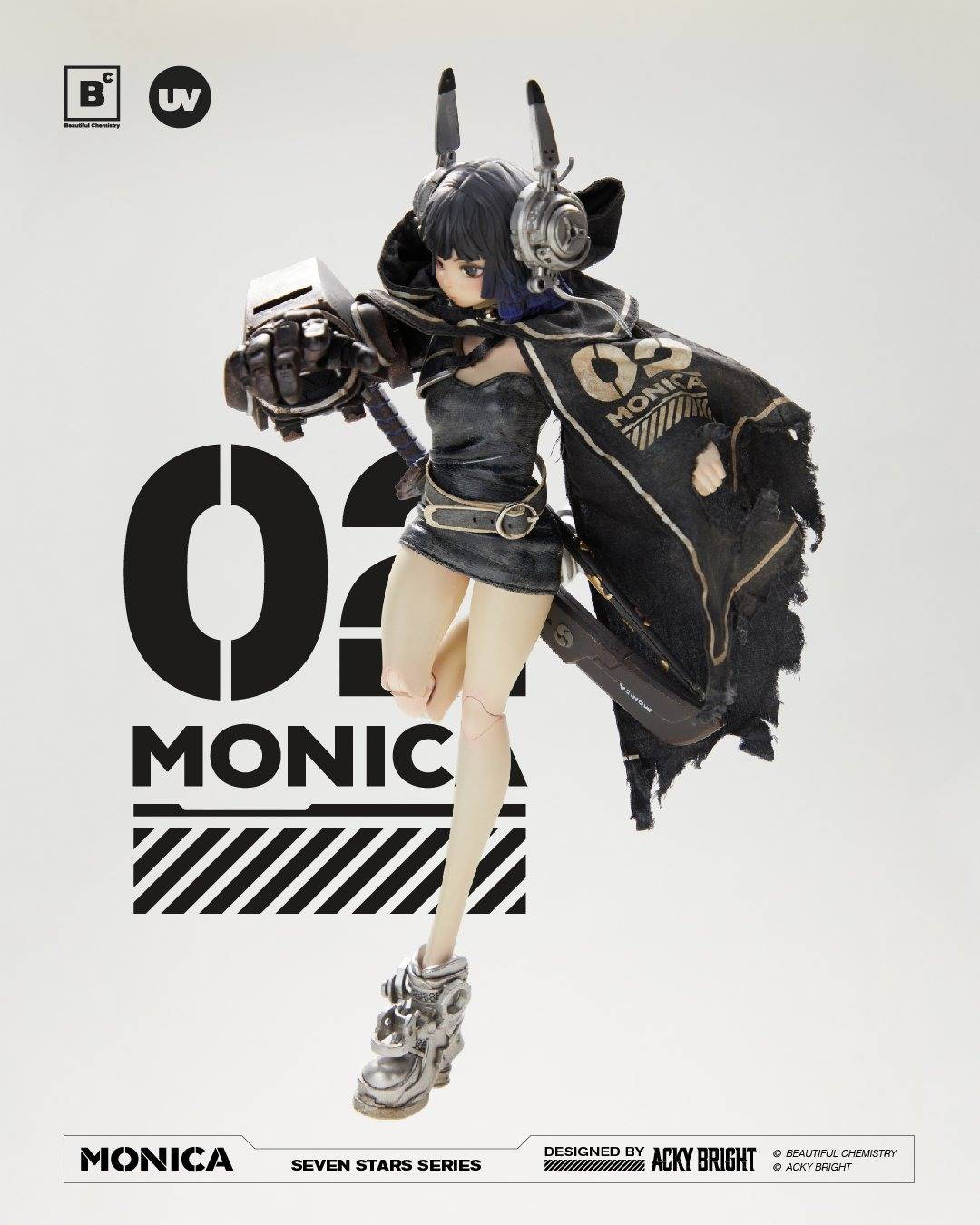 Action Figure: Seven Stars Series No.02 - Monica 1/6 [Beautiful ...