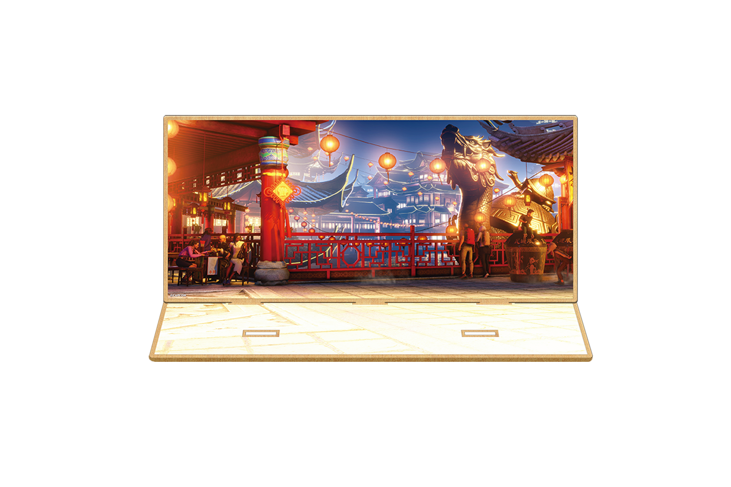Street Fighter 6: Wooden Stage Diorama - Tian Hong Yuan [Canaria] - Nin-Nin-Game.com