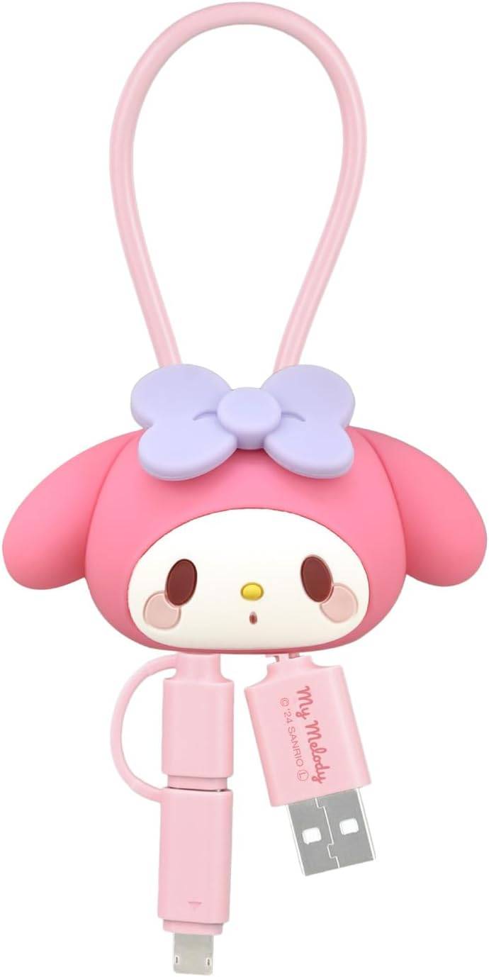 Sanrio Characters: Multi-Charging Cable with Mascot Cover - My Melody ...