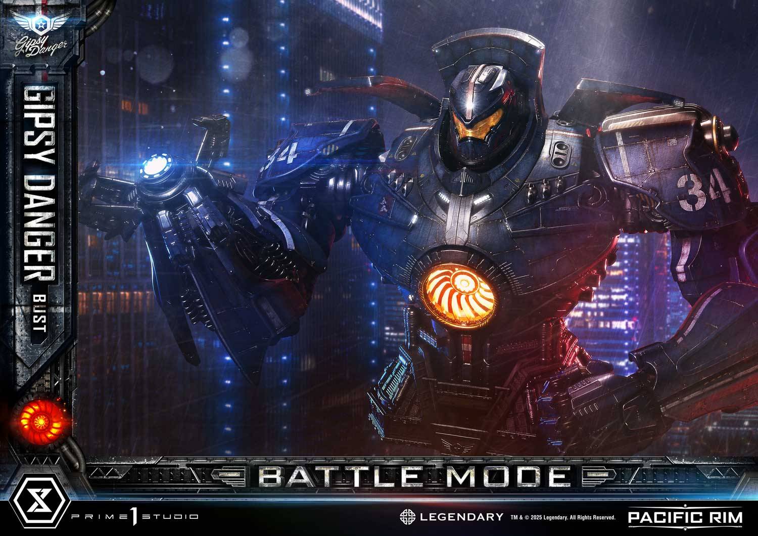 Prime 1 Statue: Pacific Rim - Life Size Bust - Gypsy Danger (Battle ...