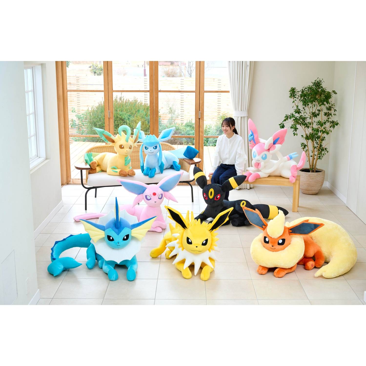 Pokémon: Life-Size Plush - Espeon (Lying Down Ver.) (Limited Edition ...