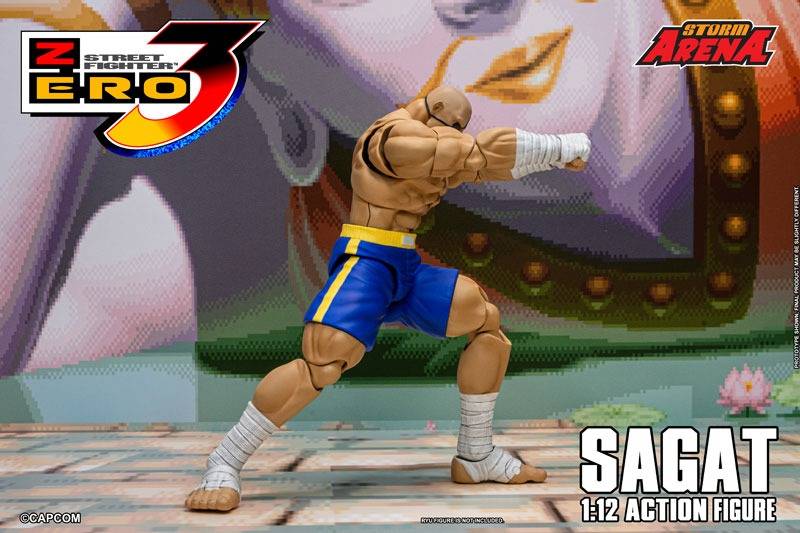 Action Figure: Street Fighter Zero3 - Sagat 1/12 [Storm Collectibles ...