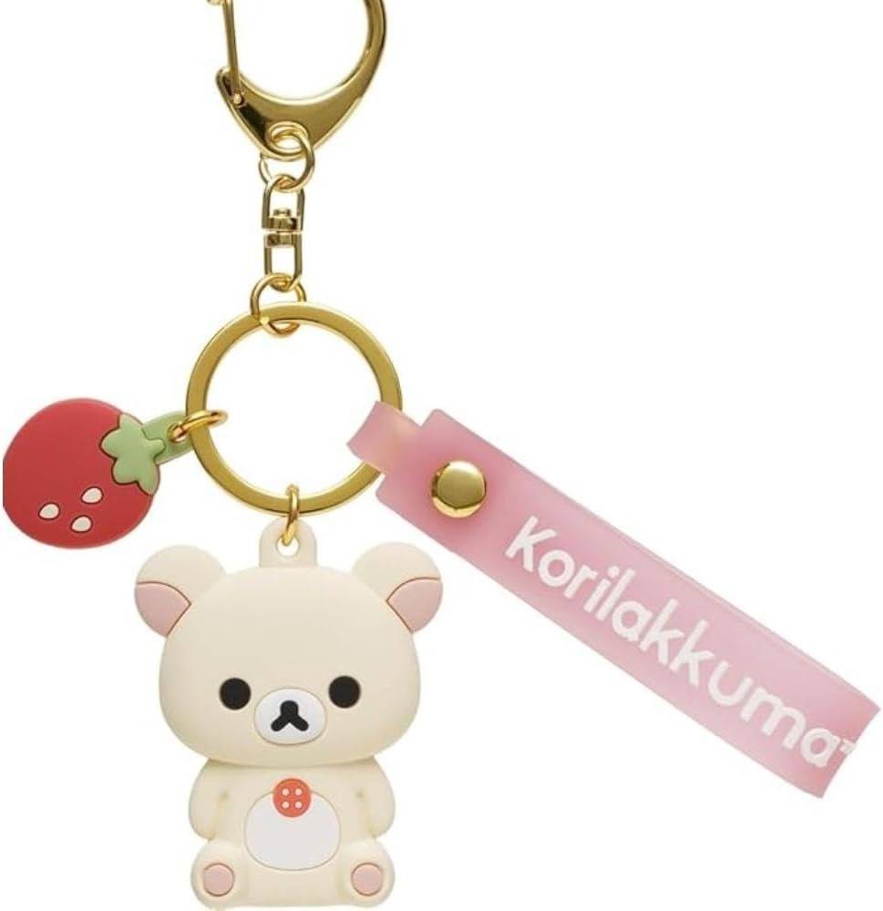 Rilakkuma: Mascott Keychain - Korilakkuma [San-x] - Nin-Nin-Game.com