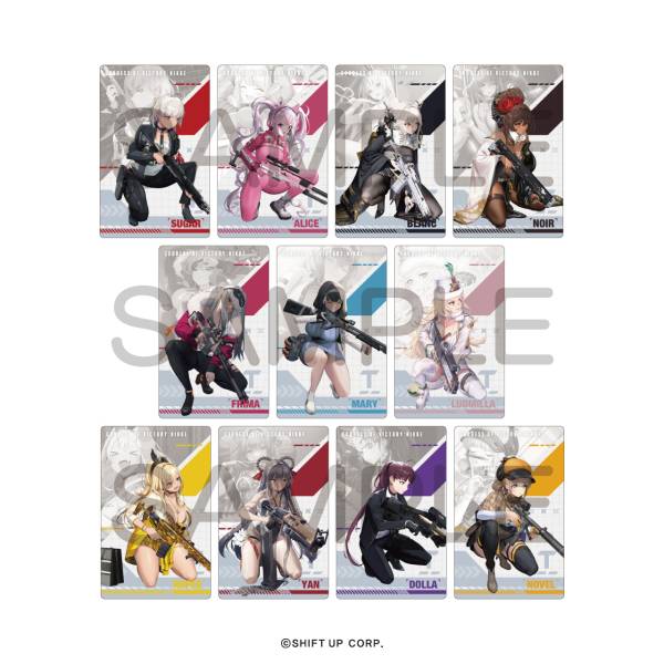Goddess of Victory NIKKE: Gun Girl Metal Card Collection Vol.3 (10 Packs Box) [Algernon Product ...