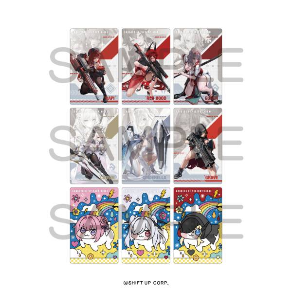 Goddess of Victory NIKKE: Gun Girl Metal Card Collection Vol.3 (10 Packs Box) [Algernon Product ...