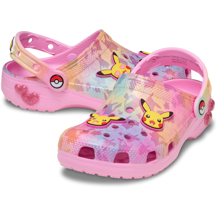 Crocs x Pokemon: Classic Clog - Kids Pikachu Pink Ver. (18cm) [Crocs ...