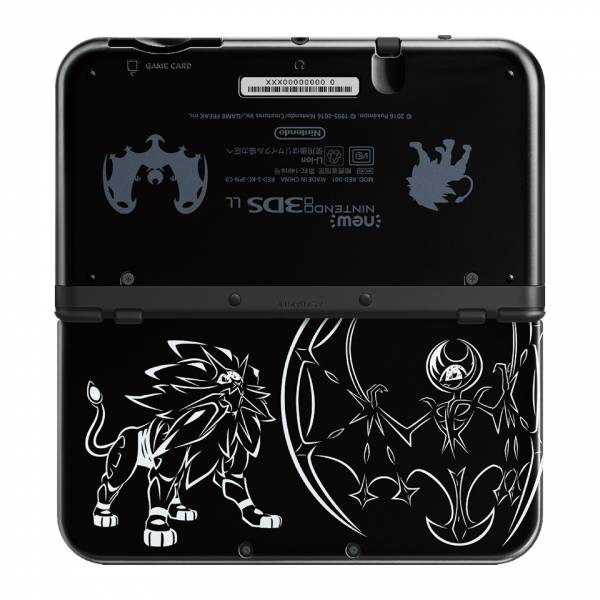 Buy New Nintendo 3DS LL Solgaleo Lunaala Black - Used / Loose (3DS ...