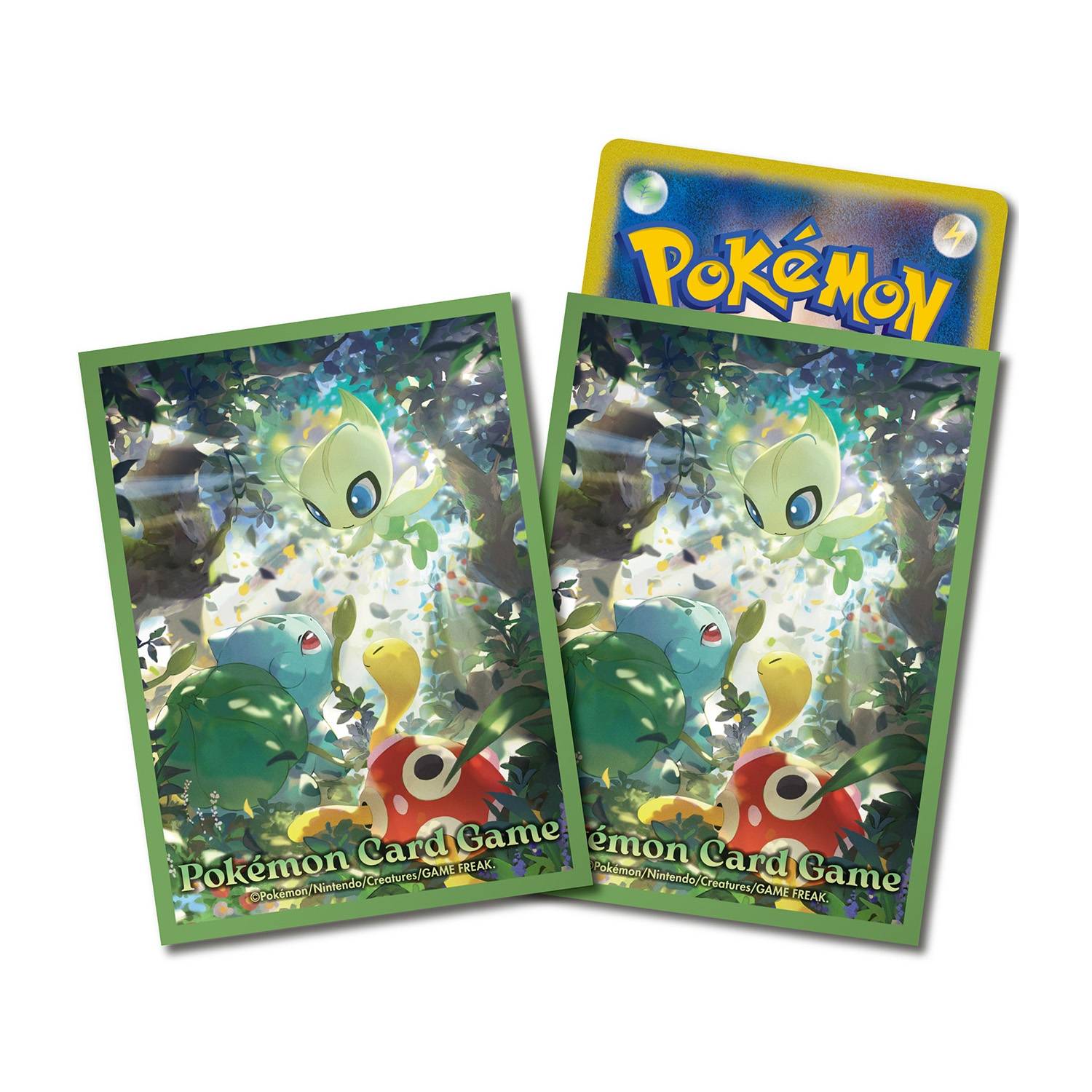 Pokémon Card Game: Premium Gloss Deck Sleeves - Celebi and Friends (64 ...