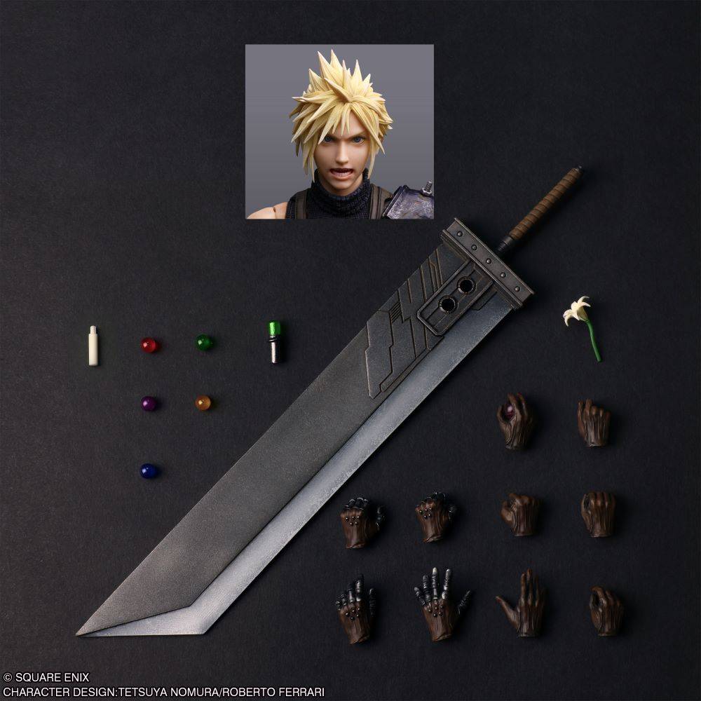 Final Fantasy VII Rebirth: Cloud Strife - Play Arts Shin [Square Enix ...