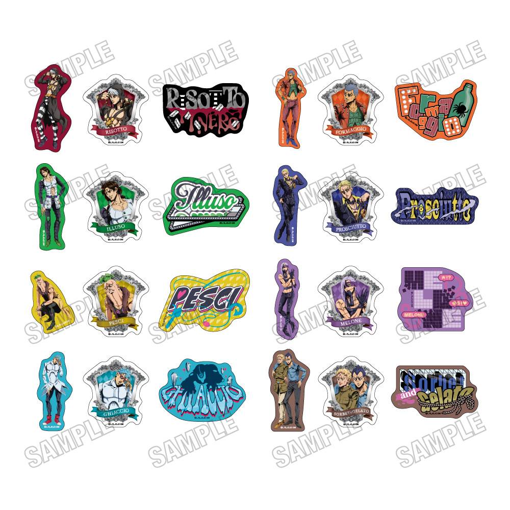 JoJo's Bizarre Adventure - Golden Wind: Sticker Collection Vol.2 (8 ...