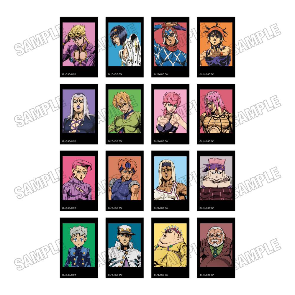 JoJo's Bizarre Adventure - Golden Wind: Mini Photo Card Collection Vol ...