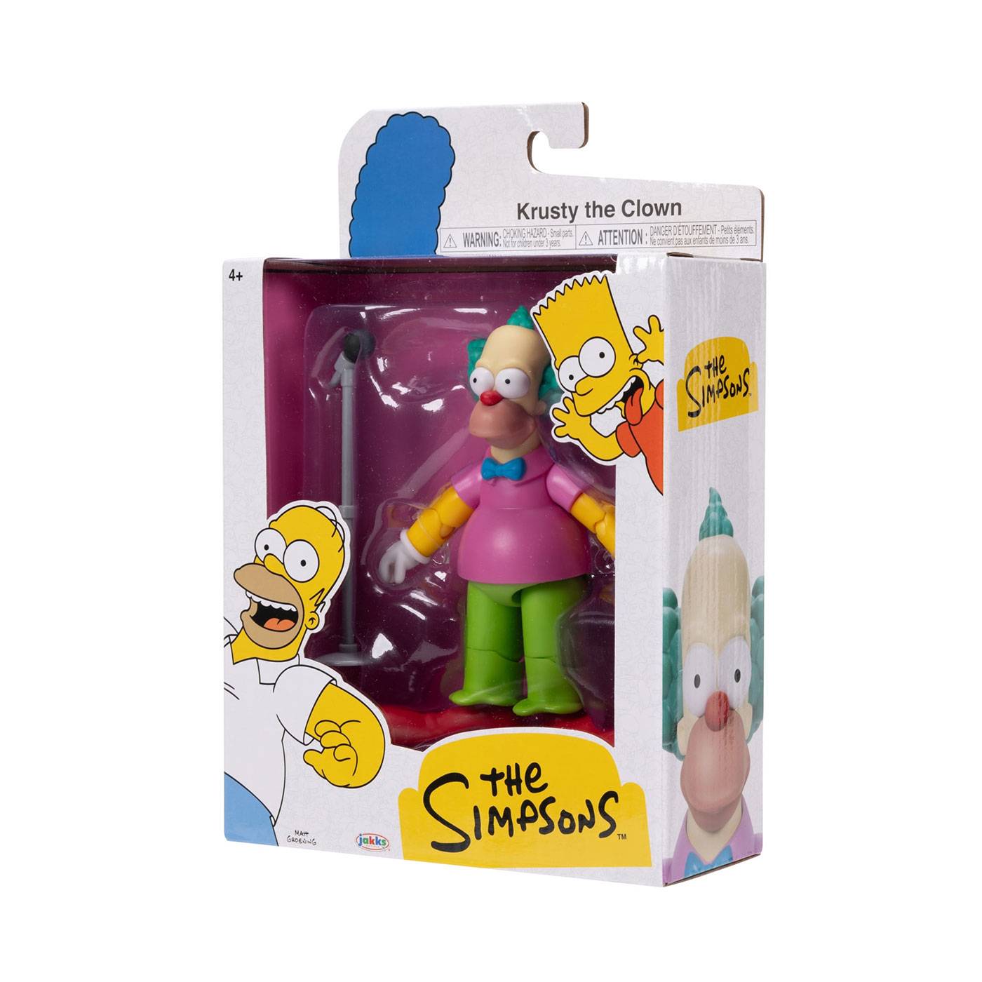 The Simpsons: 5-Inch Figure - Krusty The Clown [Jakks Pacific] - Nin ...