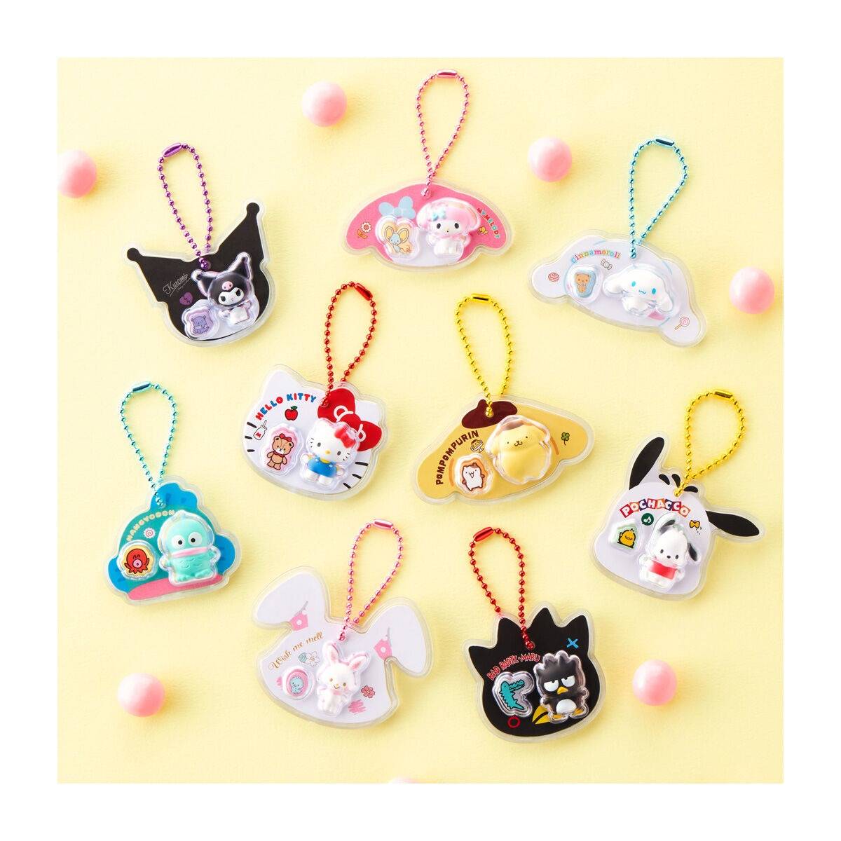 Shokugan: Sanrio Characters - Package Charm & Chocoball (10 Packs Box ...