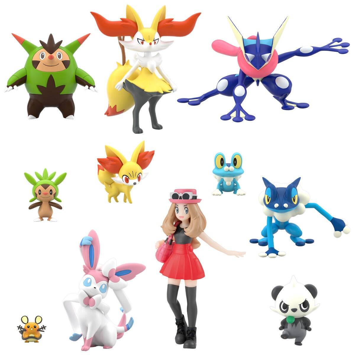 Shokugan: Pokémon Scale World - Kalos Region Set (Set of 11) [Bandai ...