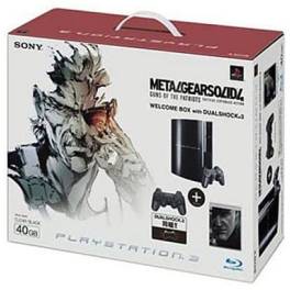 Buy PlayStation 3 40GB Clear Black Metal Gear Solid 4 Welcome Box ...