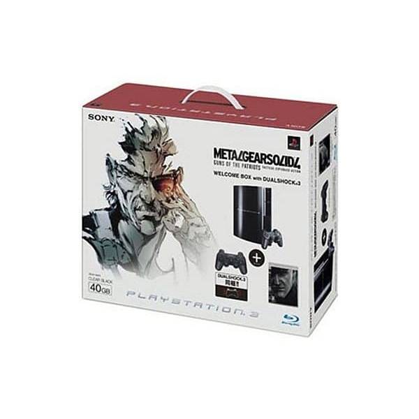 Buy PlayStation 3 40GB Clear Black Metal Gear Solid 4 Welcome Box ...