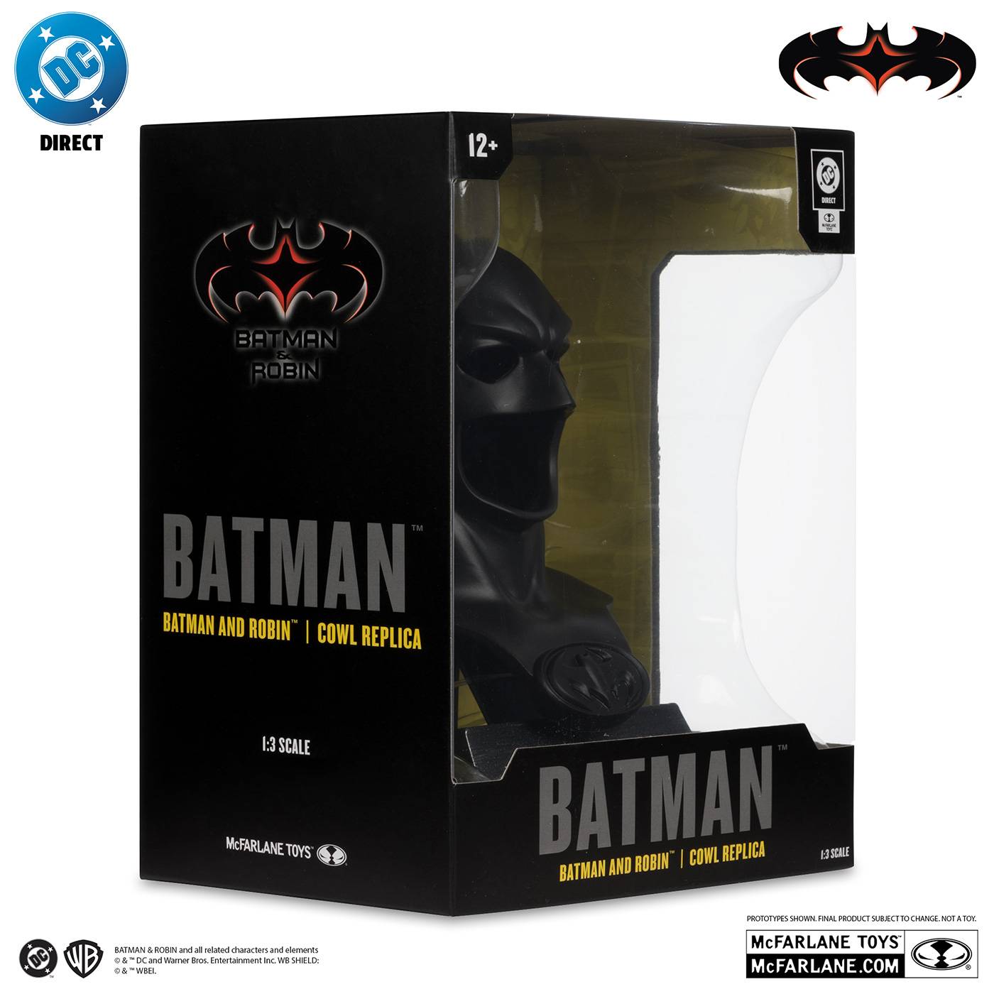 DC Direct: Batman & Robin / Mr. Freeze Strikes Back - Batman Cowl 1/3 [McFarlane Toys] - Nin-Nin ...