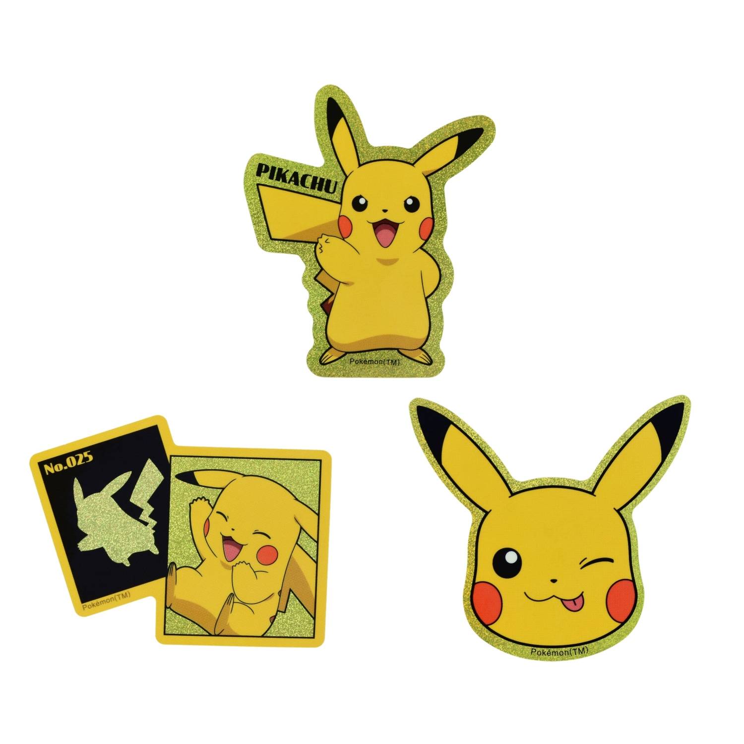 Pokémon: Holographic Mobile Sticker Set - Pikachu (Set of 3) [The ...