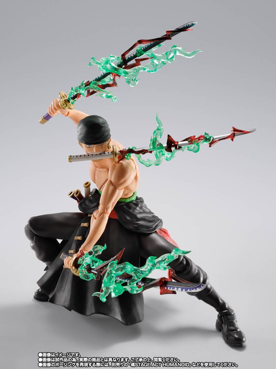 S.H.FIGUARTS: One Piece - Zoro (King of Hell Ver.) (Limited + Bonus ...