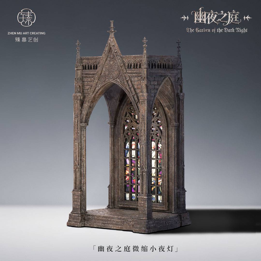 1/35 Dollhouse: Miniature Room - Gothic Night Garden [ZHENMU] - Nin-Nin ...