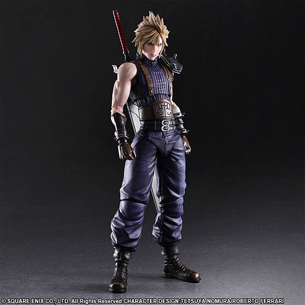 Final Fantasy VII Remake No.1 - Cloud Strife Limited Color Edition [Play Arts Kai] - Nin-Nin ...