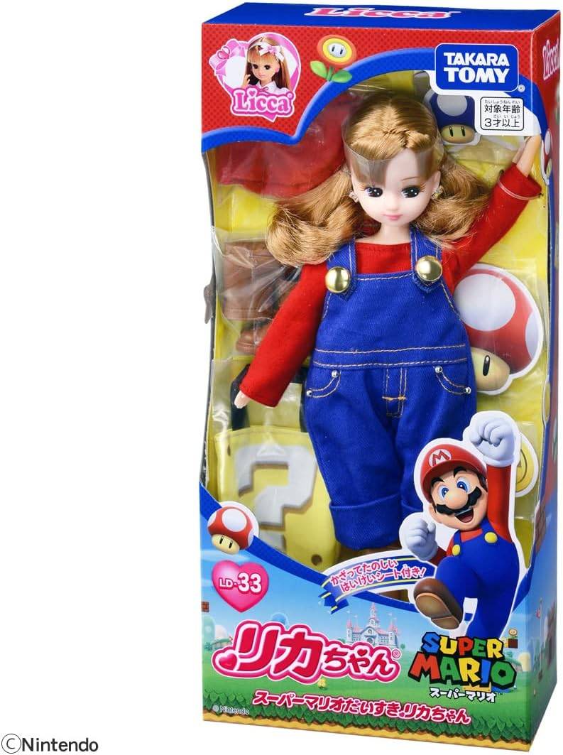Licca-chan Doll: I Love Super Mario [Takara Tomy] - Nin-Nin-Game.com